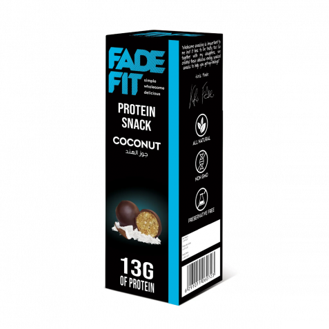 FADE FIT COCONUT PROTEIN SNACK 60GM Online | Waynik By Safco