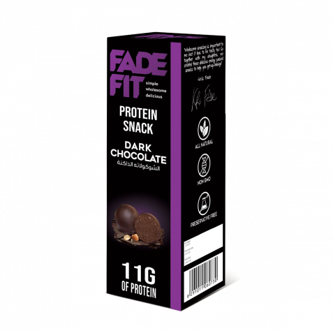FADE FIT DARK CHOCOLATE PROTEIN SNACK 60GM Online | Waynik By Safco