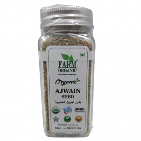 FARM ORGANIC BISHOP'S WEED (AJWAIN) 50GM Online | Waynik By Safco