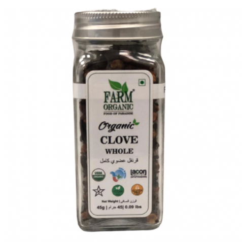 FARM ORGANIC CLOVE WHOLE 45GM Online | Waynik By Safco