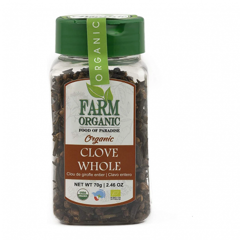 FARM ORGANIC CLOVE WHOLE 80GM Online | Waynik By Safco