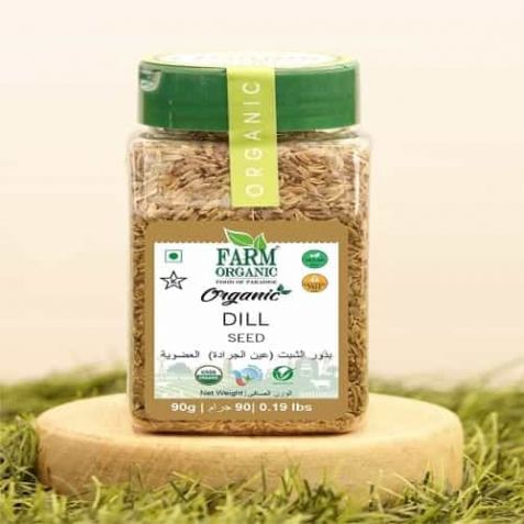 FARM ORGANIC DILL SEEDS 90GM Online | Waynik By Safco