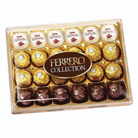 FERRERO ROCHER COLLECTION ASSORTED CHOCOLATE TRUFFLES 260GM (24 PIECES)