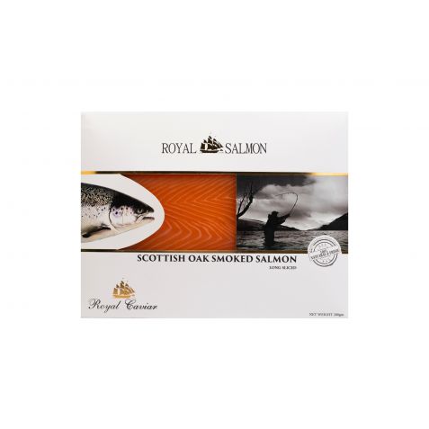 ROYAL CAVIAR OAK WOOD SMOKED SCOTTISH SALMON - FRESH 200GM