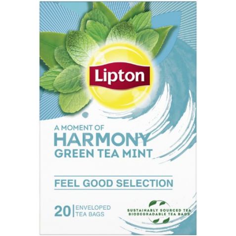 LIPTON GREEN TEA MINT TEA BAGS 20X1.5GM Online | Waynik By Safco