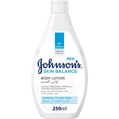 JOHNSON'S SKIN BALANCE BODY LOTION 250ML Online | Waynik By Safco