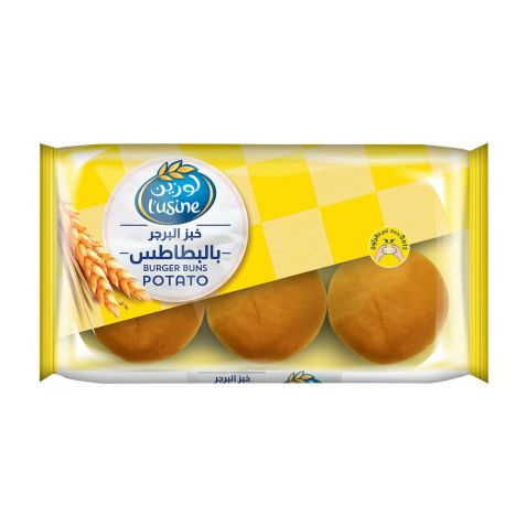 LUSINE POTATO BURGER BUNS 400GM Online | Waynik By Safco