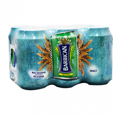 BARBICAN MALT BEVERAGE CAN 6X330 ML Online | Waynik By Safco