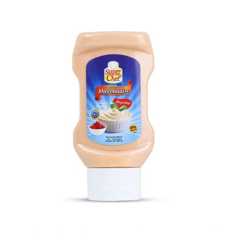 SUPER CHEF MAYOCHUP MAYONNAISE TOP DOWN SQUEEZY BOTTLE 24X300ML