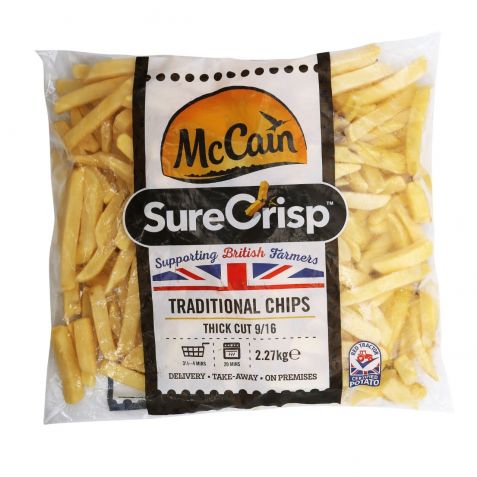 MCCAIN FRIES SURE CRISP TRADITIONAL THICK CUT 4X2.27KG