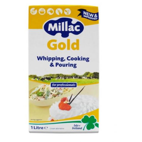 MILLAC GOLD WHIPPING & COOKING CREAM 12X1LTR Waynik By Safco