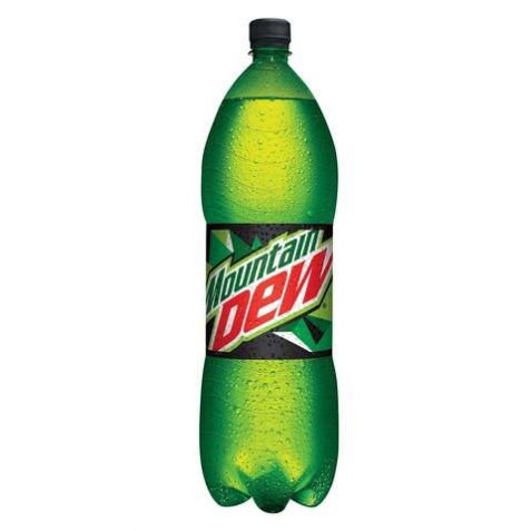 MOUNTAIN DEW, CARBONATED SOFT DRINK, PLASTIC BOTTLE, 2.25LTR