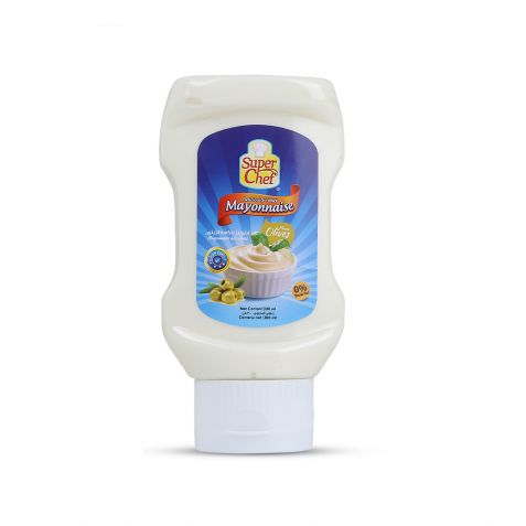 SUPER CHEF OLIVE MAYONNAISE TOP DOWN SQUEEZY BOTTLE 300ML