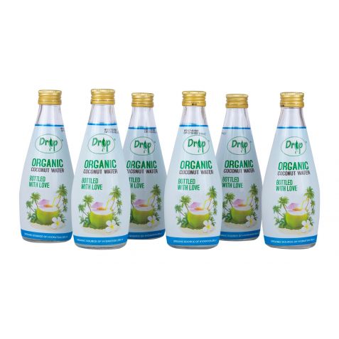 DROP ORGANIC COCONUT WATER 6X290ML Online | Waynik By Safco