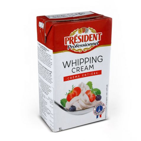 PRESIDENT WHIPPING CREAM 35 .1 % 1LTR Online | Waynik By Safco