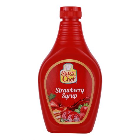 SUPER CHEF SYRUP STRAWBERRY 624GM Online | Waynik By Safco