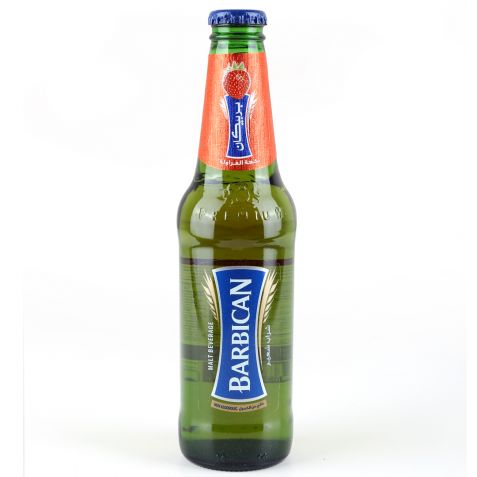 BARBICAN STRAWBERRY FLAVOURED MALT BEVERAGE GLASS 325ML