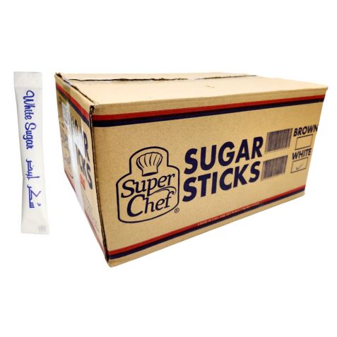 SUPER CHEF SUGAR STICK WHITE 1X1000PCS Online | Waynik By Safco