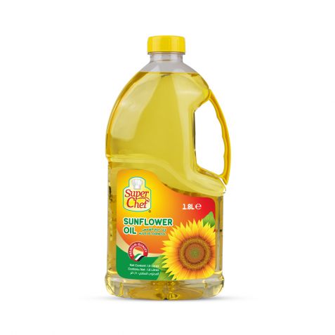 SUPER CHEF SUNFLOWER OIL 100% PURE WITH HANDLE 1.8LTR | Waynik By Safco