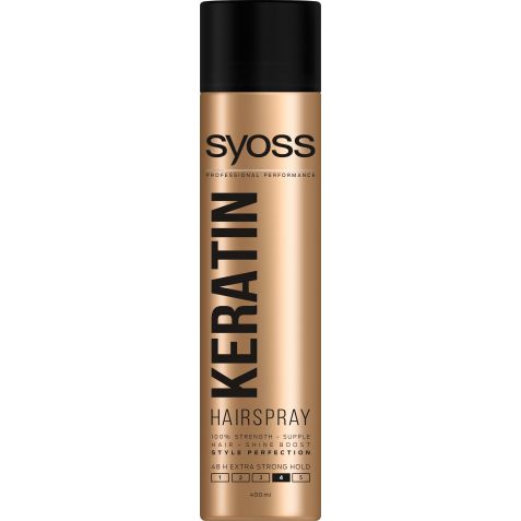 SYOSS HAIR SPRAY KERATIN 400ML Online | Waynik By Safco