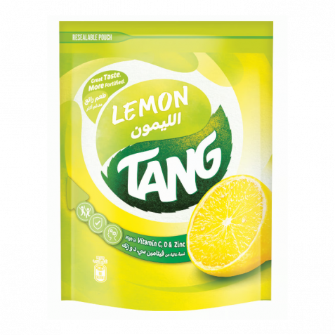 TANG LEMON POUCH FLAVOURED POWDER DRINK 375GM Waynik By Safco