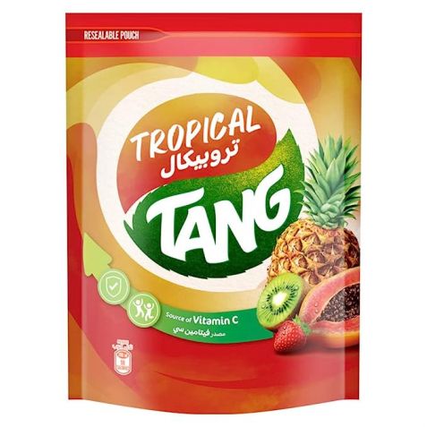 TANG TROPICAL POUCH FLAVOURED POWDER DRINK 375GM Waynik By Safco