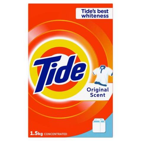 TIDE LAUNDRY POWDER DETERGENT ORIGINAL SCENT 1.5KG Waynik By Safco