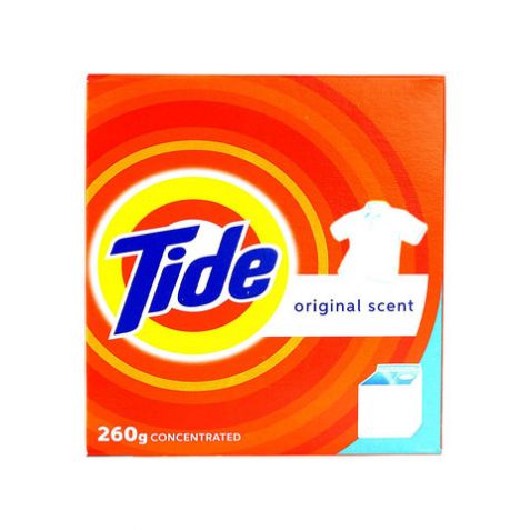 Tide Laundry Powder Detergent Original Scent 260 gm Waynik By Safco
