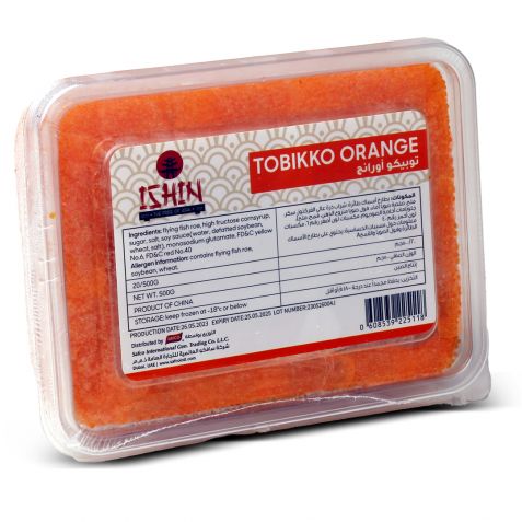 ISHIN TOBIKO FLYING FISH ROE ORANGE 500GM Online | Waynik By Safco