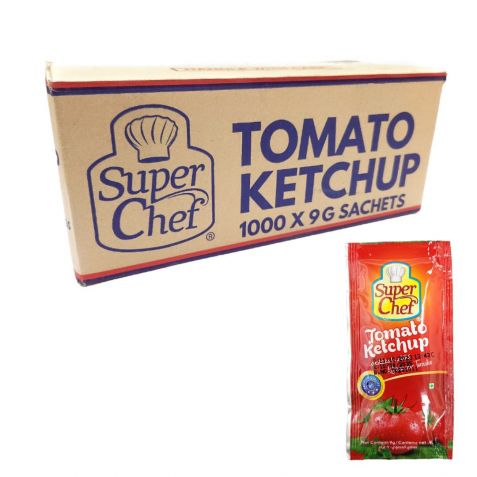 SUPECHEF TOMATO KETCHUP SACHET 1000X9GM Online | Waynik By Safco