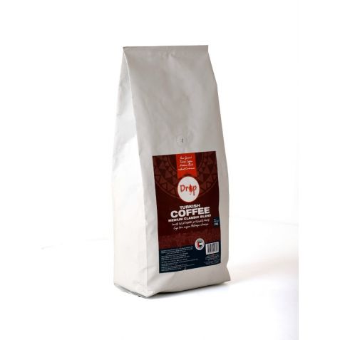 DROP TURKISH COFFEE MEDIUM CLASSIC BLEND 1KG Online | Waynik By Safco