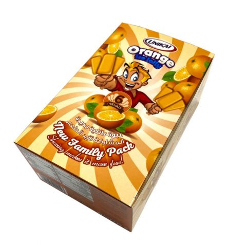 UNIKAI ORANGE ICE LOLLY FAMILY PACK 6X70ML Online | Waynik By Safco