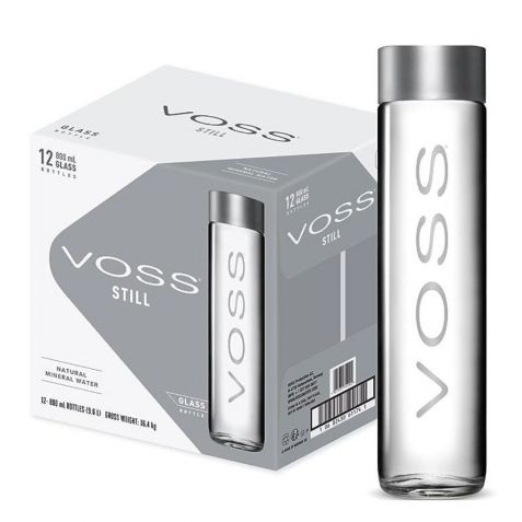 VOSS GLASS STILL WATER 12X800ML |Online Order Waynik by Safco