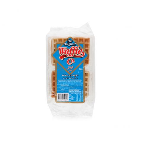 THE ORIGINAL WAFFLE CO. ENGLISH BLUEBERRY WAFFLES 150GM
