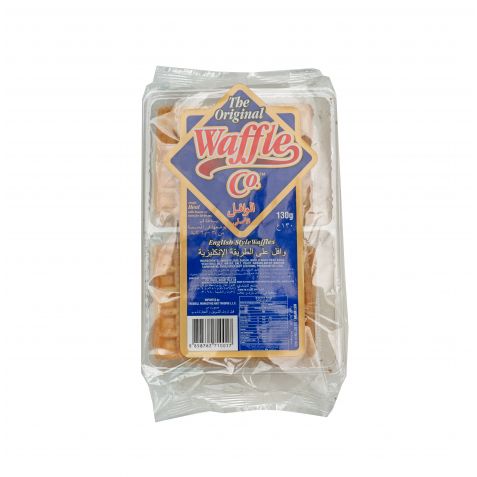 THE ORIGINAL WAFFLE CO. ENGLISH STYLE WAFFLES 130GM Waynik By Safco