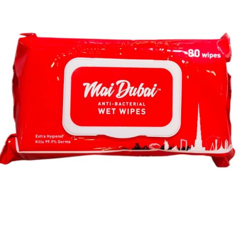 MAI DUBAI ANTIBACTERIAL WIPES 80sLWaynik by Safco