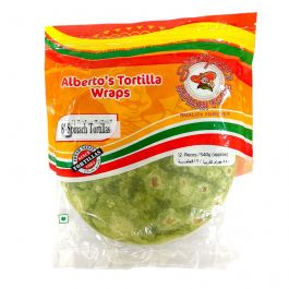 SENOR PEPE'S FLOUR TORTILLA 8 SPINACH 10X1 DOZ Waynik By Safco