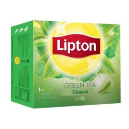 LIPTON GREEN TEA CLASSIC, 100 TEABAGS Online | Waynik By Safco