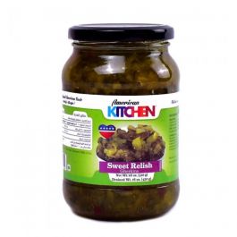 AMERICAN KITCHEN GHERKINS SWEET RELISH 18OZ |Waynik By Safco