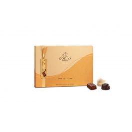 GODIVA ASSORTED CHOCOLATE GOLD GIFT BOX 25PCS 258GM Waynik By Safco