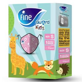 Fine Face Mask Guard Comfort Kids Pink/Orange Small Waynik By Safco