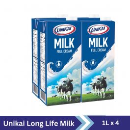 UNIKAI UHT FULL CREAM MILK 4X1LTR Online | Waynik By Safco
