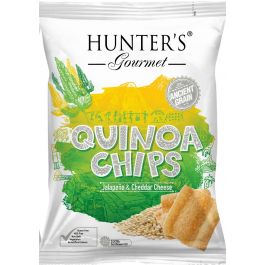 HUNTER'S QUINOA CHIPS - JALAPEÃ‘O & CHEDDAR 75GM Waynik By Safco
