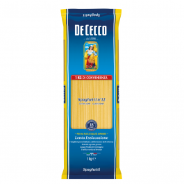 DECECCO PASTA SPAGHETTI #12 1KG Online | Waynik By Safco
