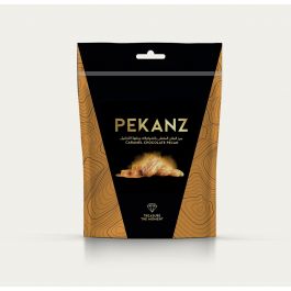 PEKANZ PECAN COATED WITH CARAMEL CHOCOLATE BAG 200GM Waynik By Safco
