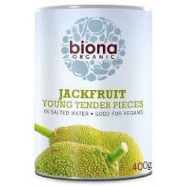 BIONA ORGANIC YOUNG JACKFRUIT IN WATER 400GM|Waynik By Safco