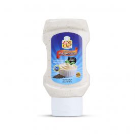 SUPER CHEF BLACK PEPPER MAYONNAISE TOP DOWN SQUEEZY BOTTLE 300ML
