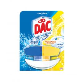 DAC ACTIVE LEMON TOILET RIM BLOCK WHITE 50ML Online | Waynik By Safco