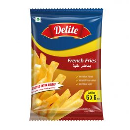 DELITE FRENCH FRIES EXTRA CRISPY 6MM 2.5KG Online | Waynik By Safco