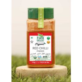 FARM ORGANIC RED CHILLI POWDER 110GM Online | Waynik By Safco